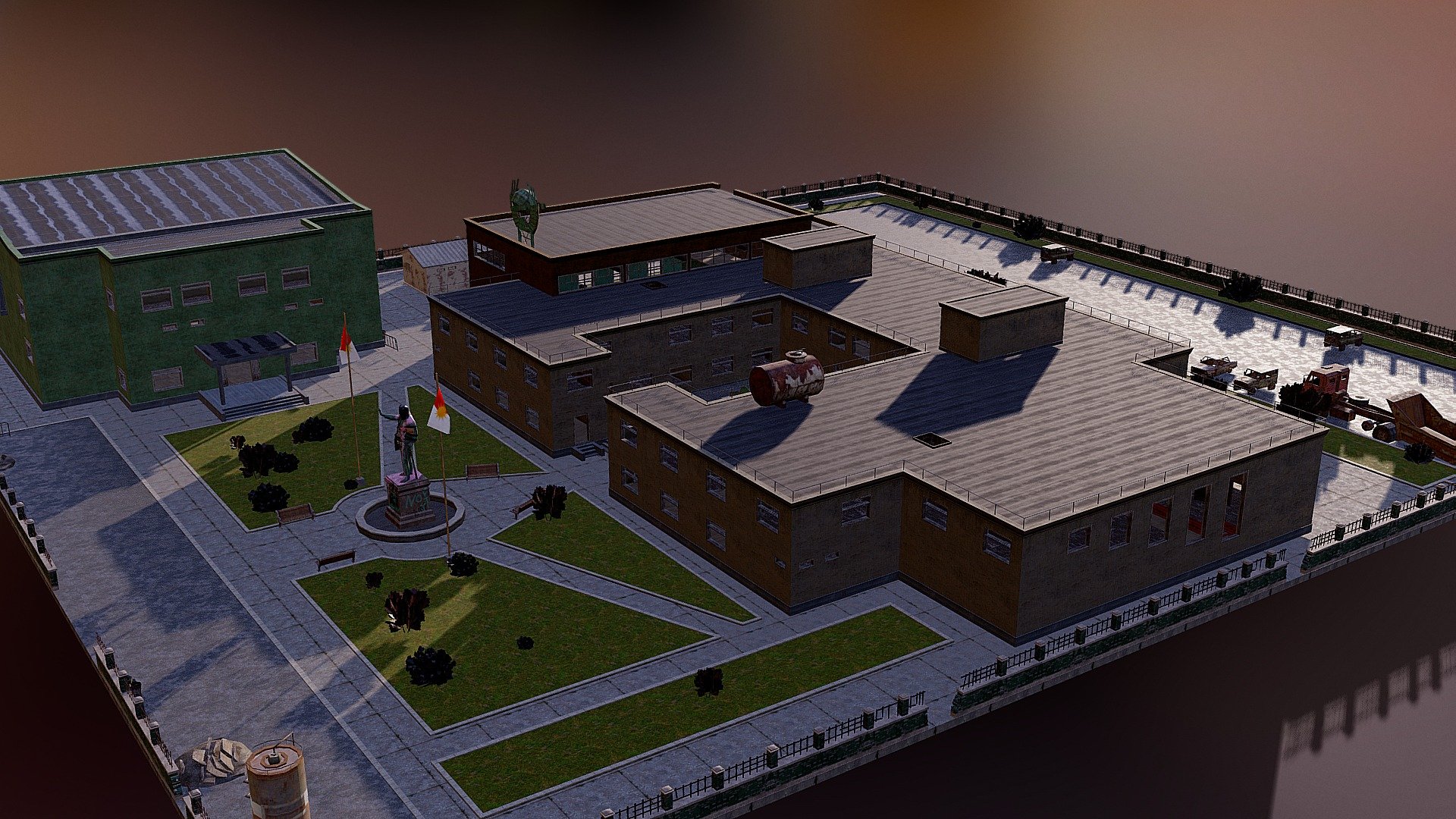 PUBG : School - 3D model by Falah (@falah01) [0dc17e1] - Sketchfab