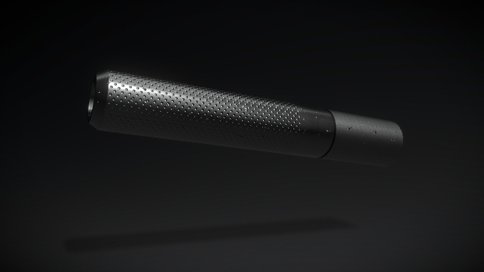Monolithic Suppressor; Cylindrical - 3D model by Krankify [0dc2ef8] - Sketchfab