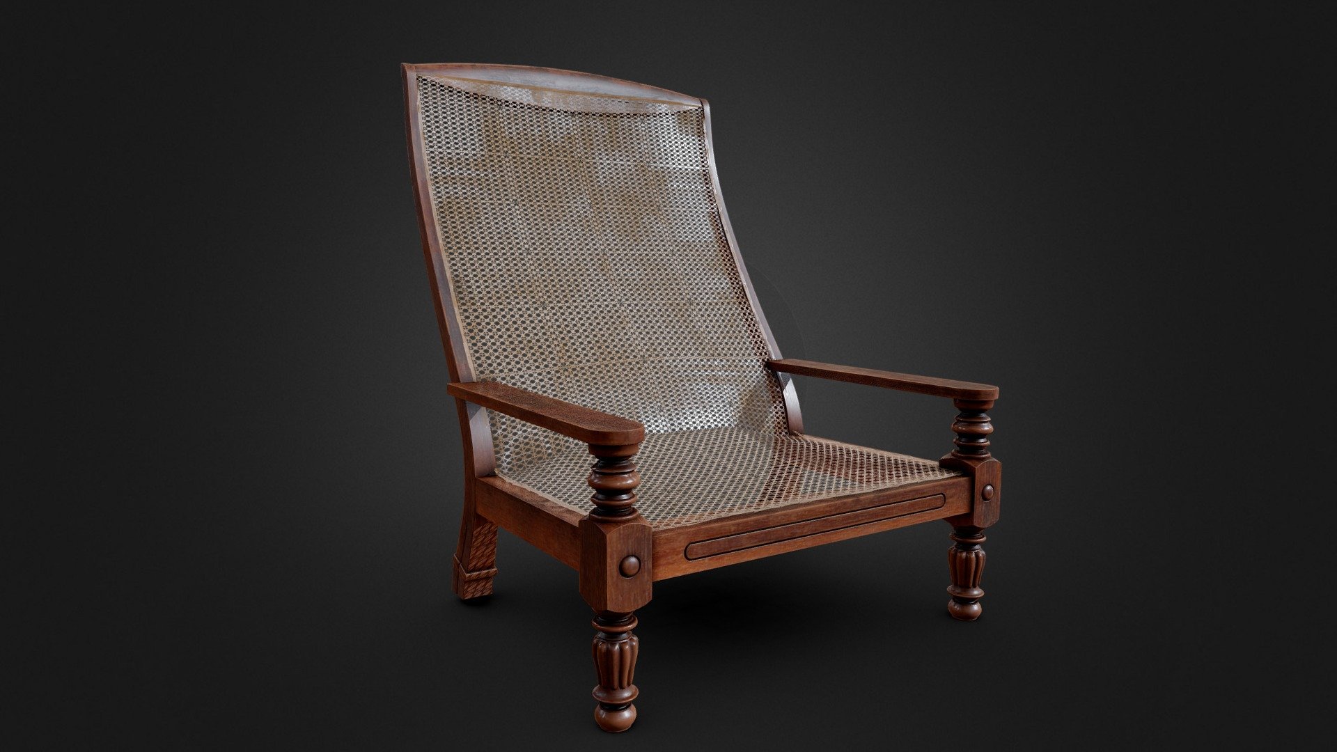Traditional Armchair - 3D model by Dariyal3D [0dc4e75] - Sketchfab