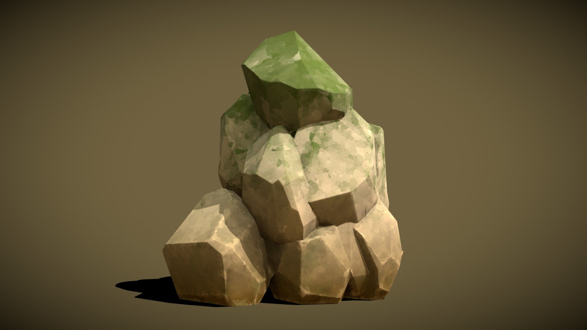 Stylized Watercolor Rocks - Download Free 3D model by vitorbalbio ...