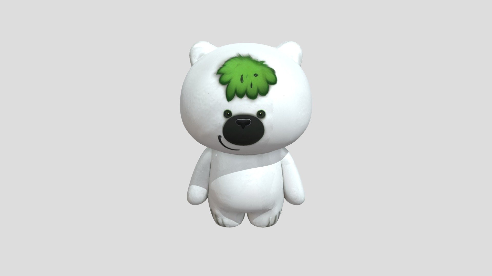 Green-Top Bear - 3D model by jdjdbdb [0dc7a31] - Sketchfab