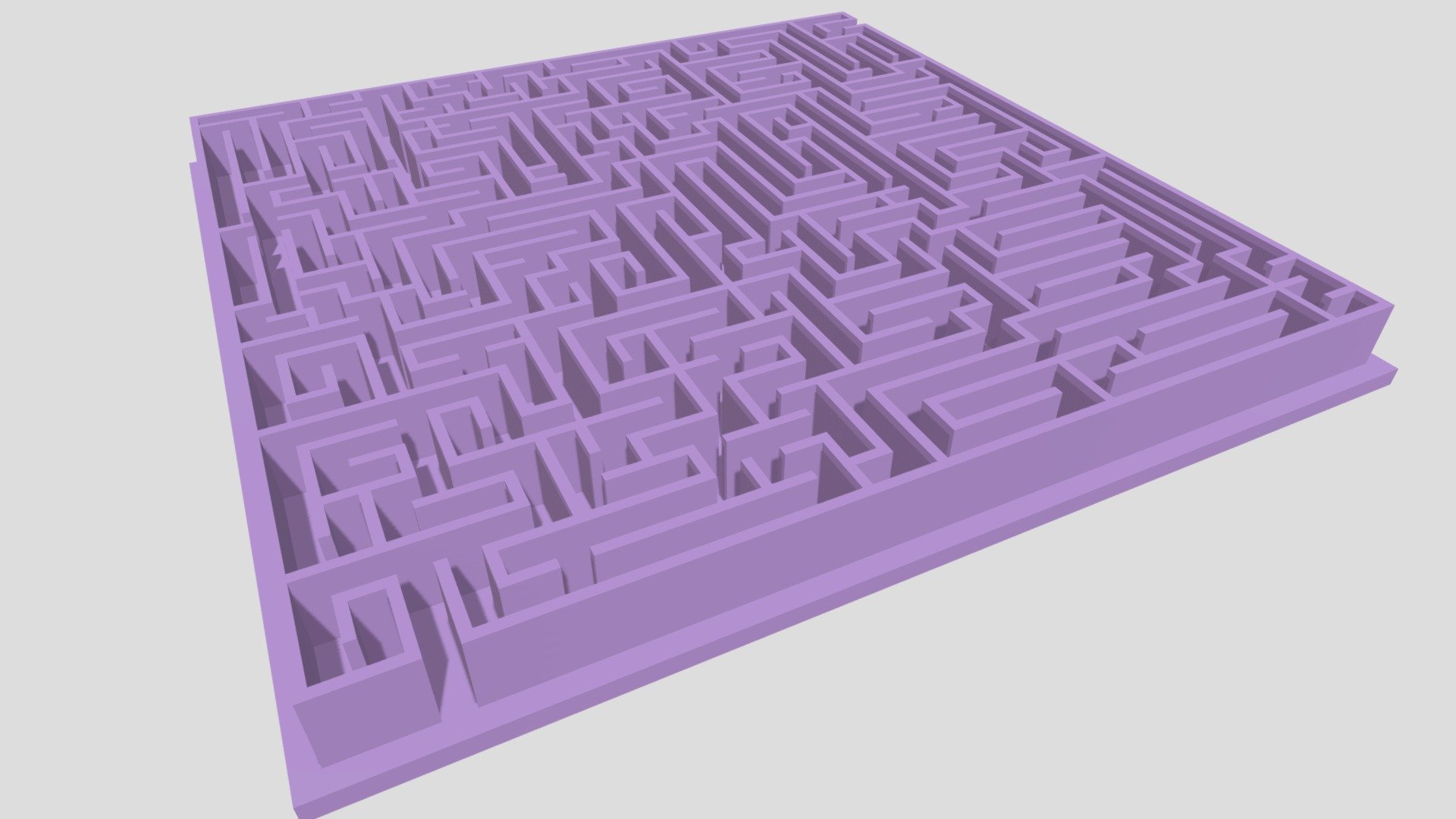 Maze 01 - 3D Printable - 3D model by B-Project [0dcac97] - Sketchfab