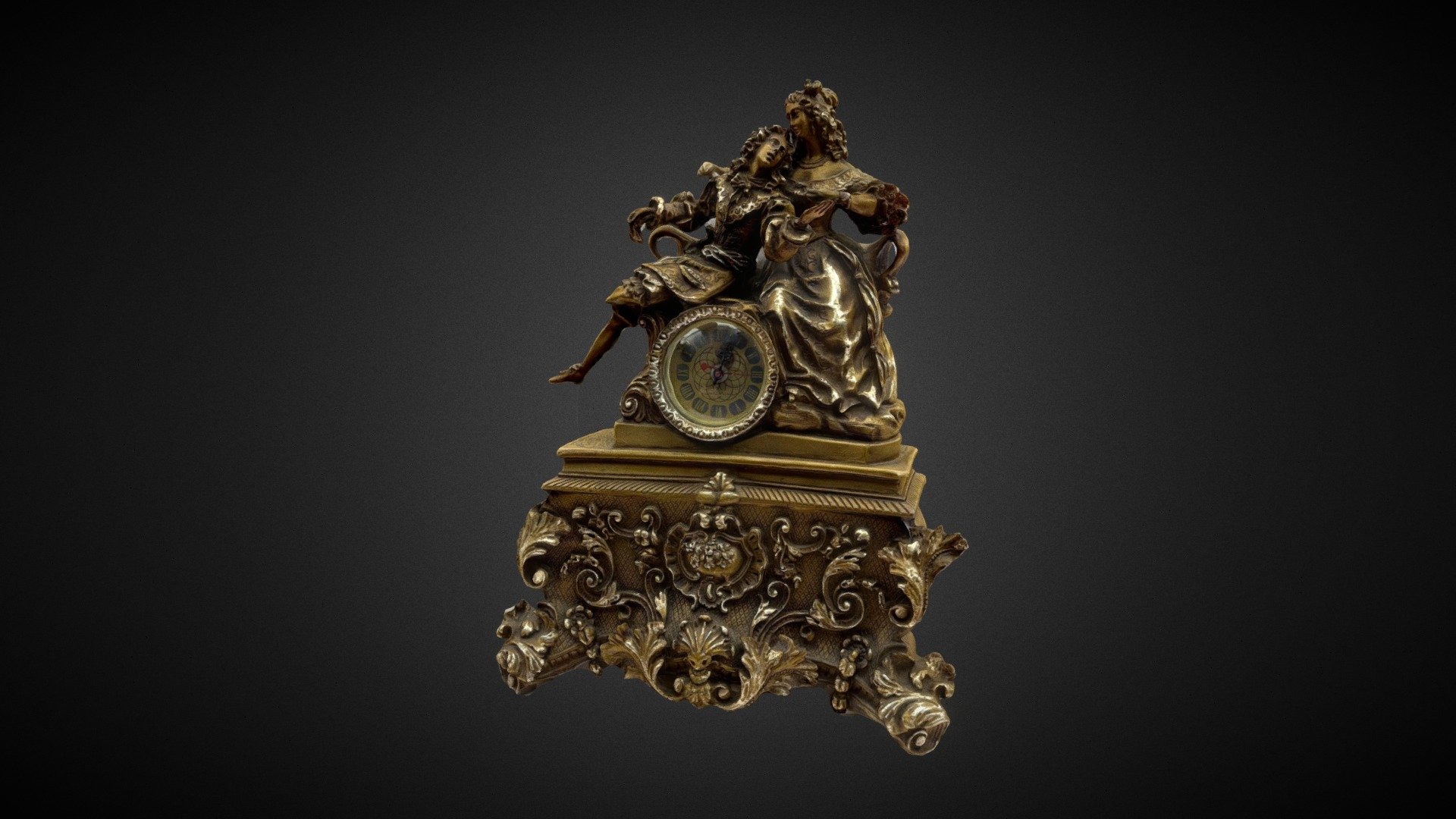 Baroque Clock - Buy Royalty Free 3D model by redline3678 [0dcad28 ...