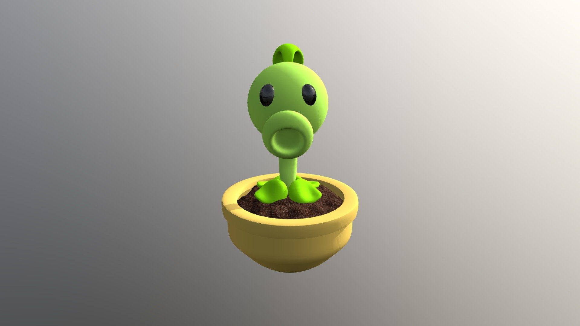 Peashooter - 3D model by tkkuper [0dccd2d] - Sketchfab