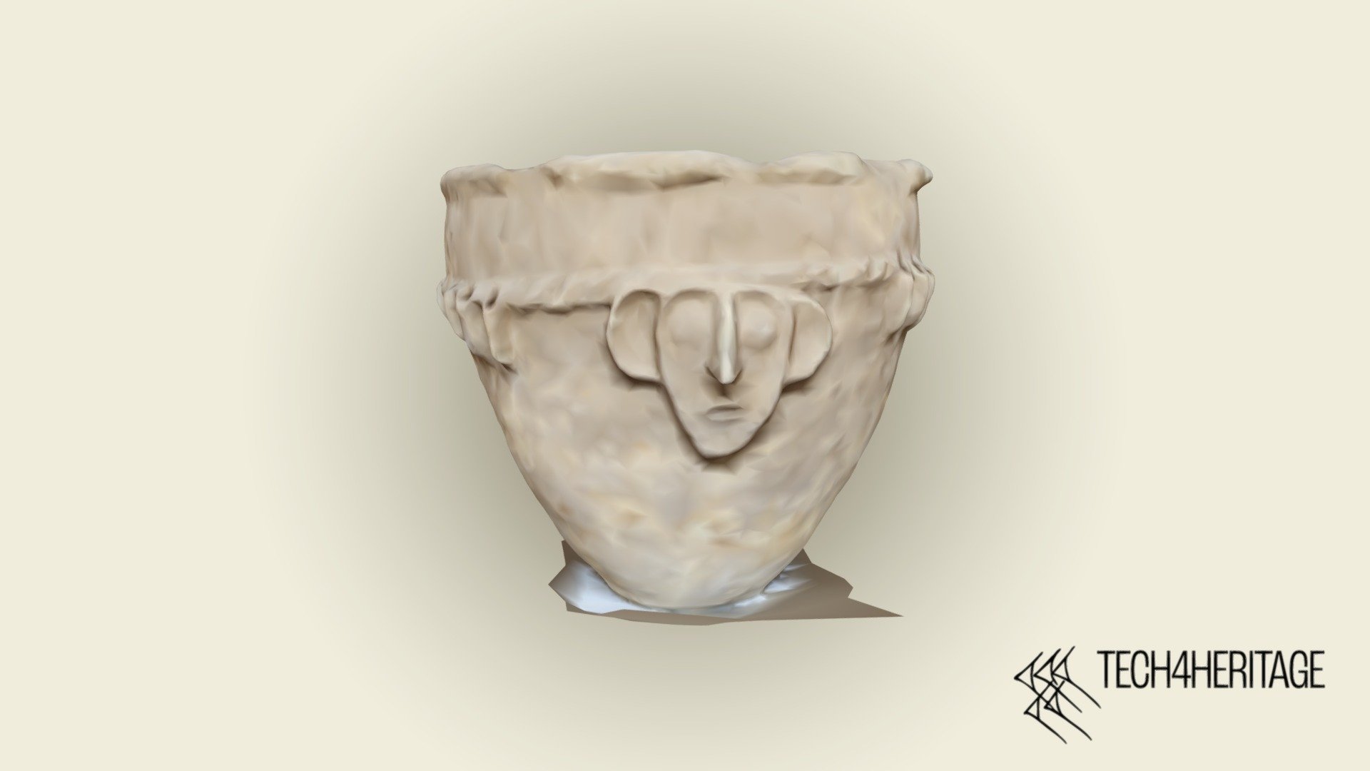 Human figure pottery basin - 3D model by Tech 4 Heritage ...