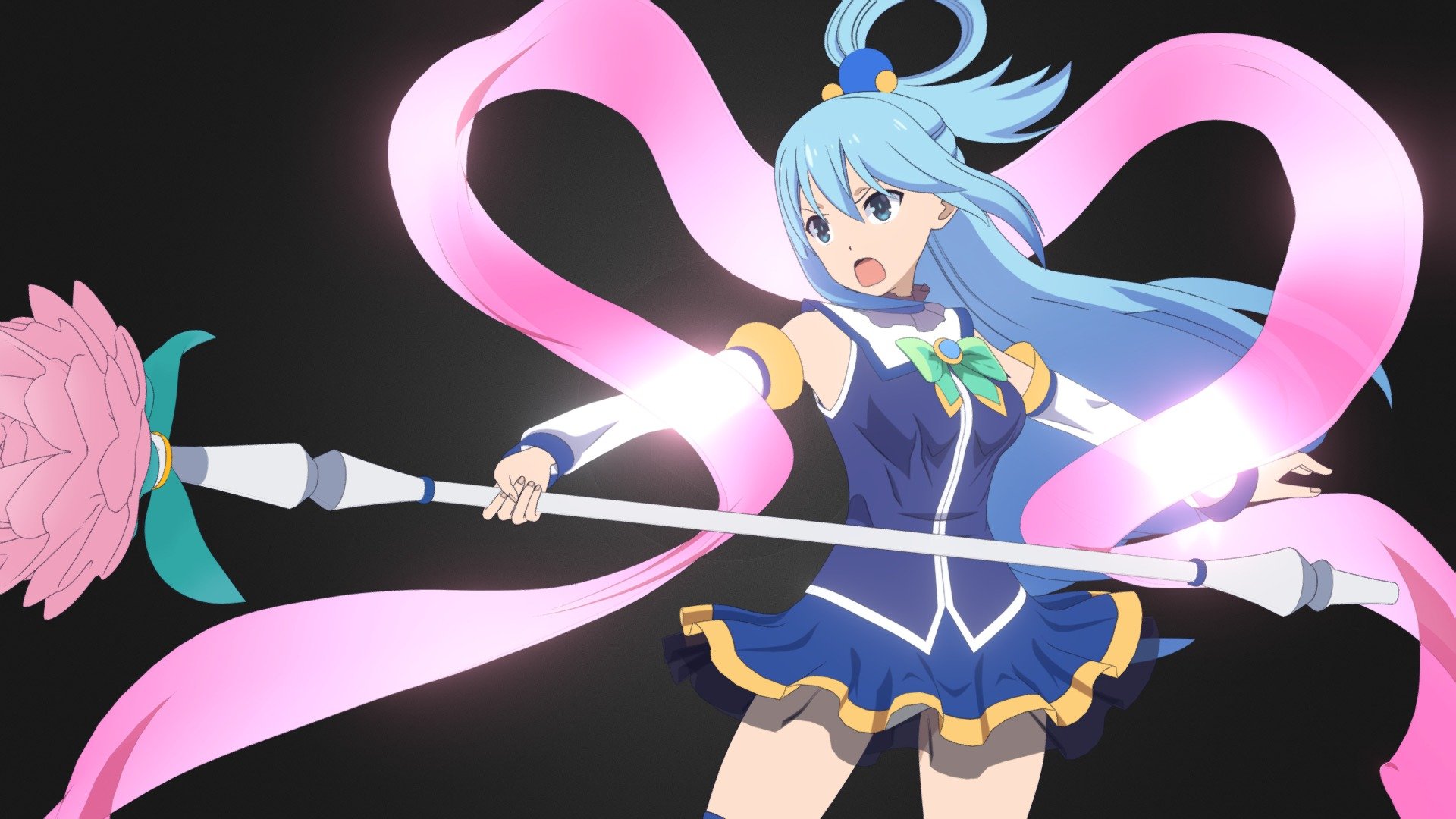 Aqua - Konosuba - 3D model by GilsonAnimes (@Gilson.Animes) [0dce53d ...
