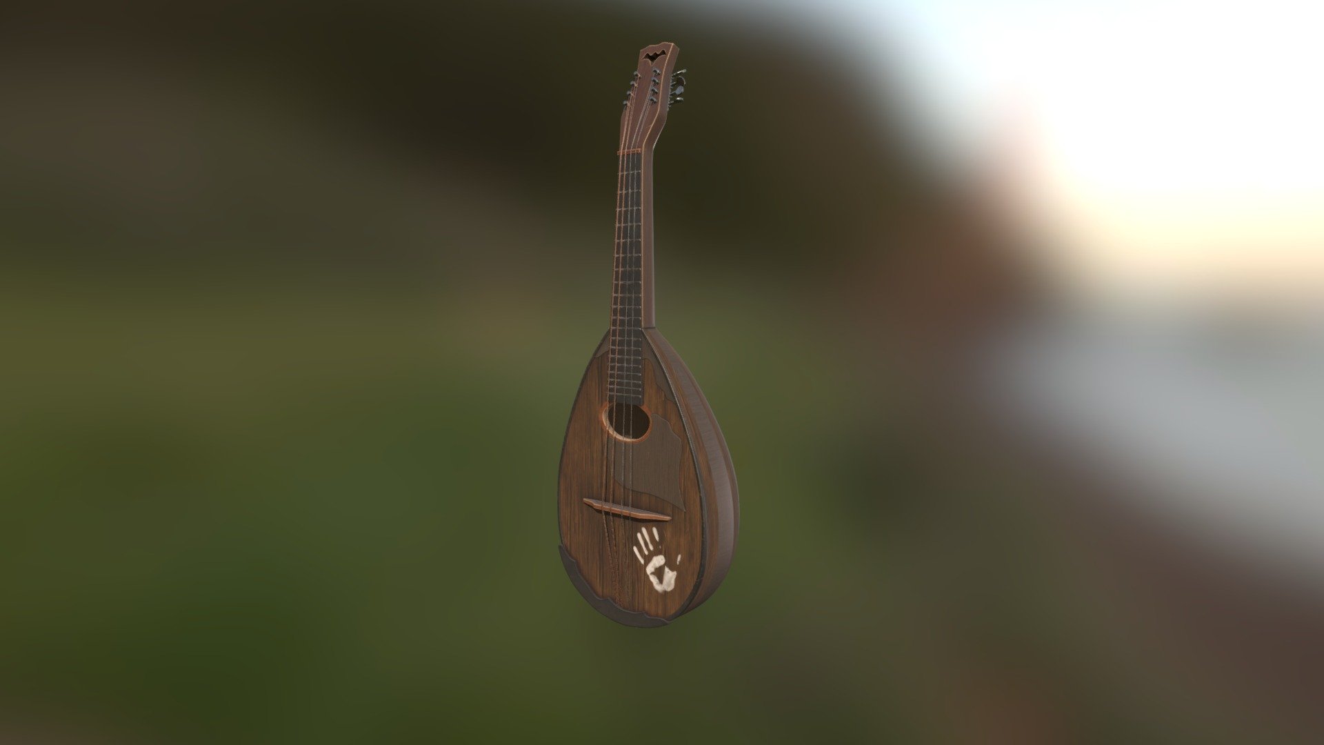 Mandolin 3 (stylized) - Download Free 3D model by SlagPerch 3D ...