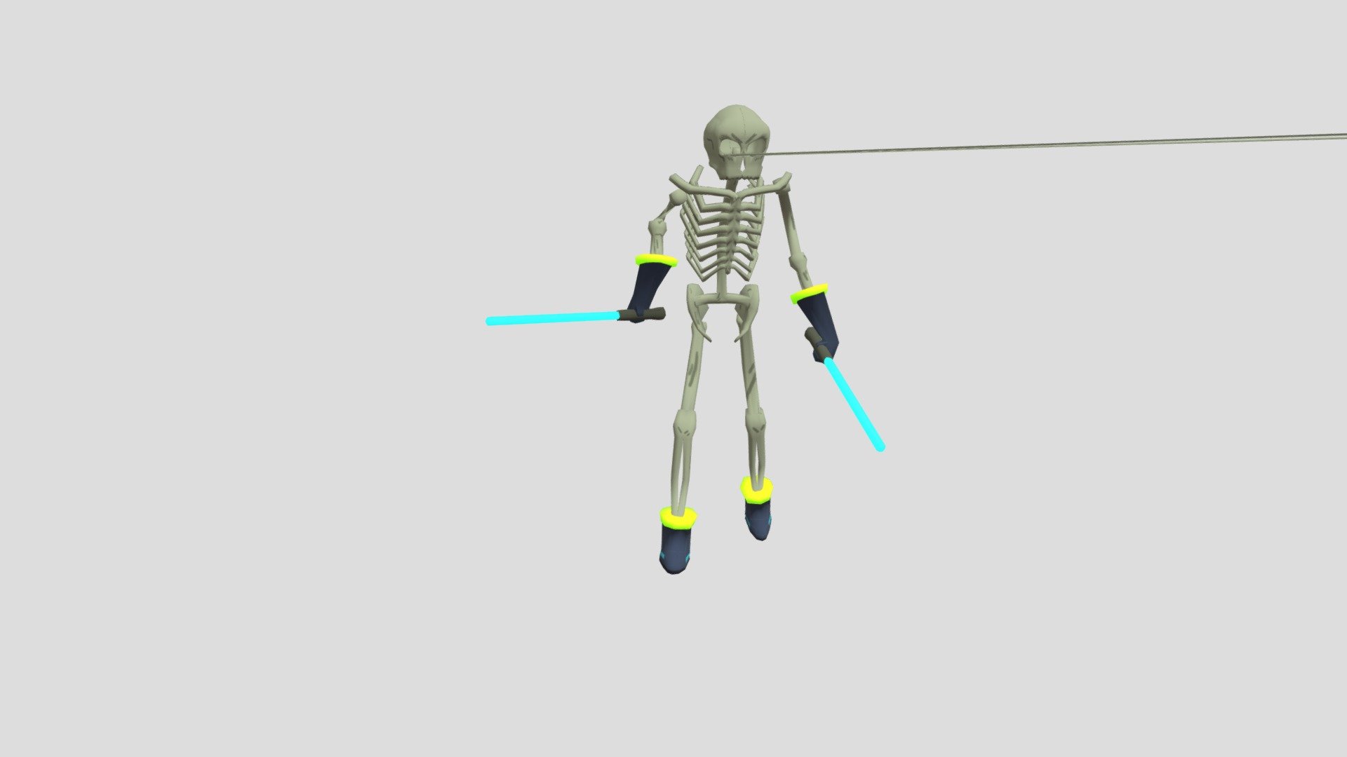 Skeleton Enemy - 3D model by Shannen Guntoro/ Basil (@basileios ...