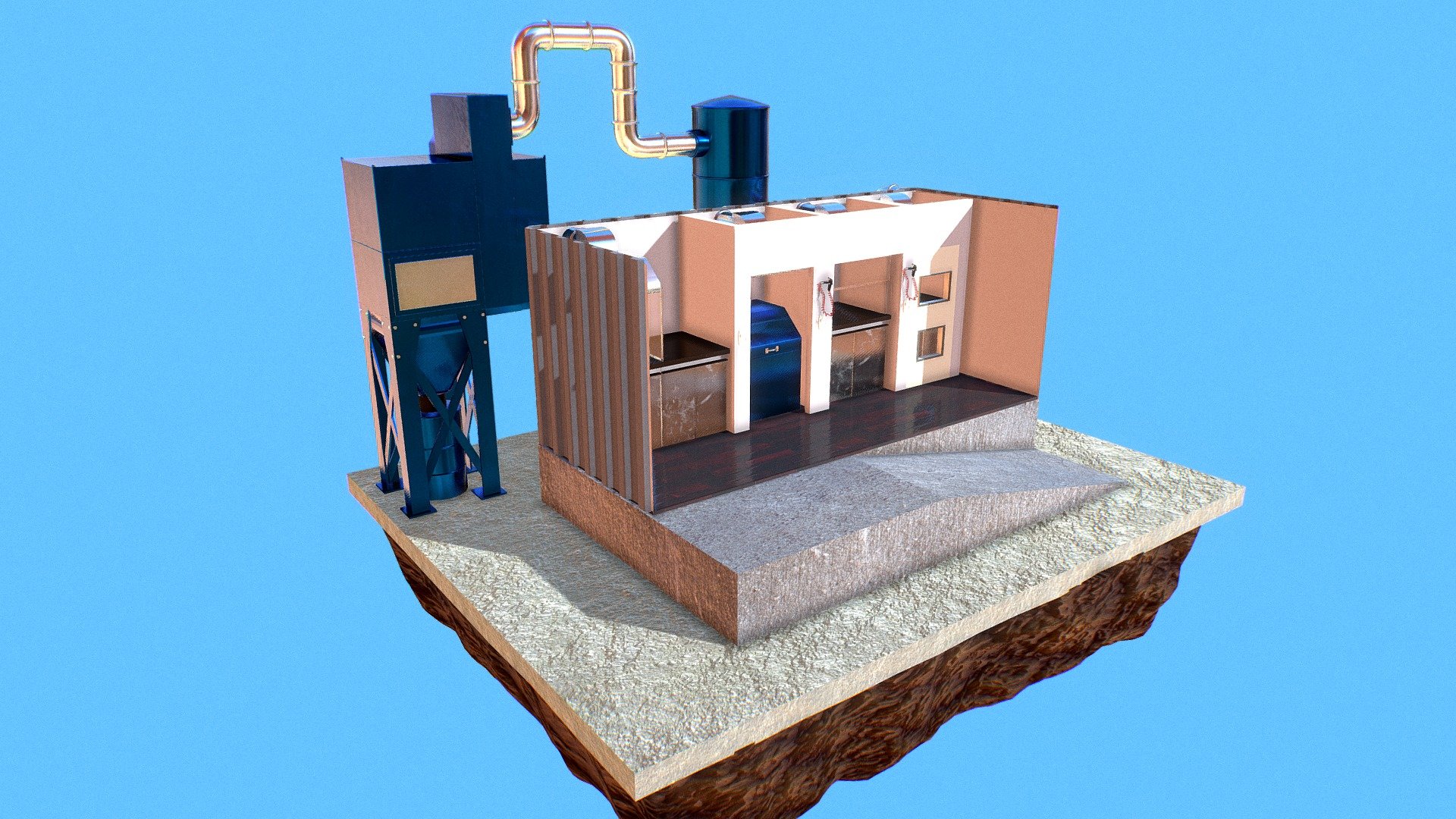 Laboratory - Download Free 3D model by Boris Herrera (@Mr_Herrera ...