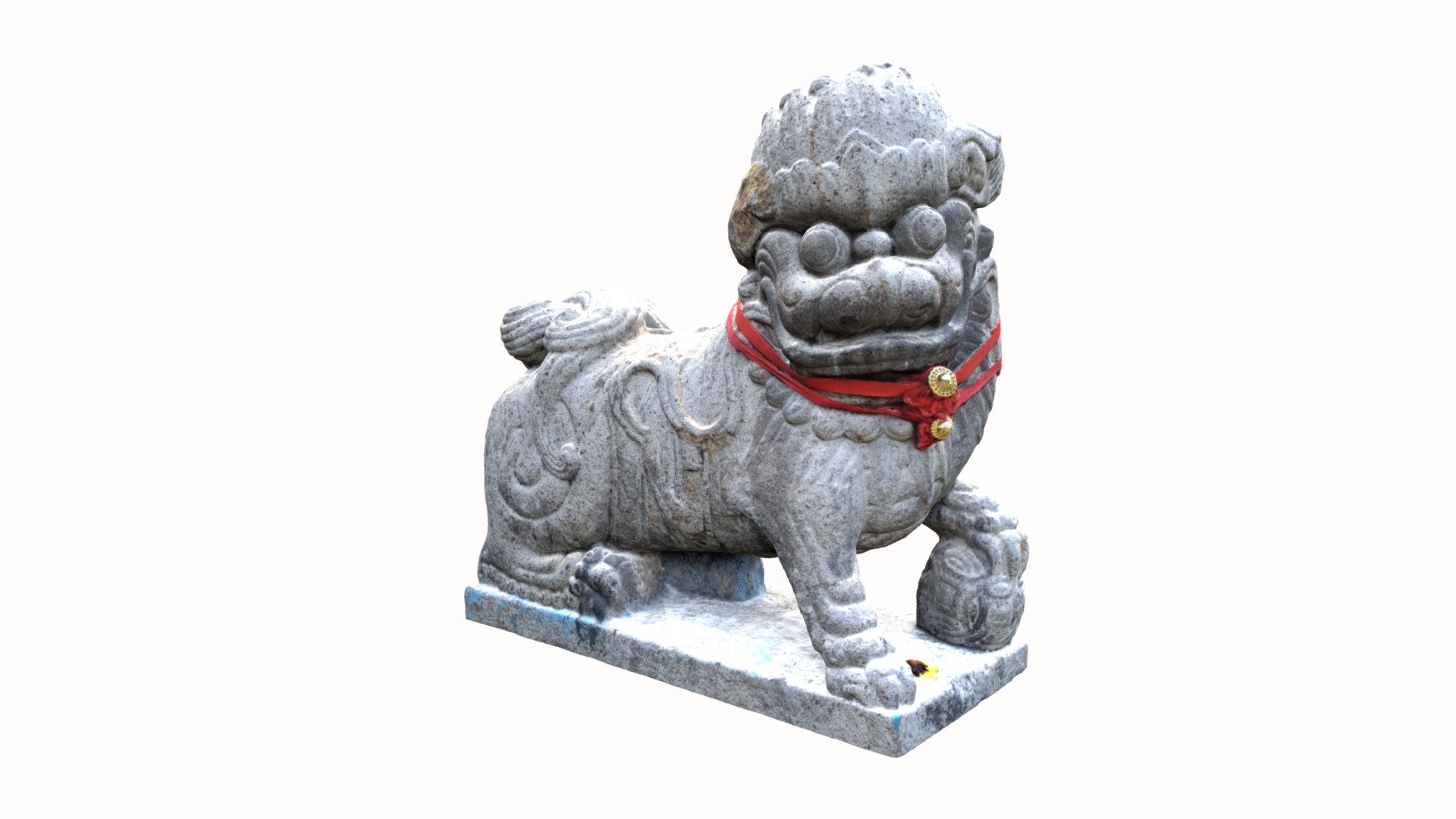 Foo Lion – Temple Of The Goddess Of Mercy - 3D model by ArtMonite ...