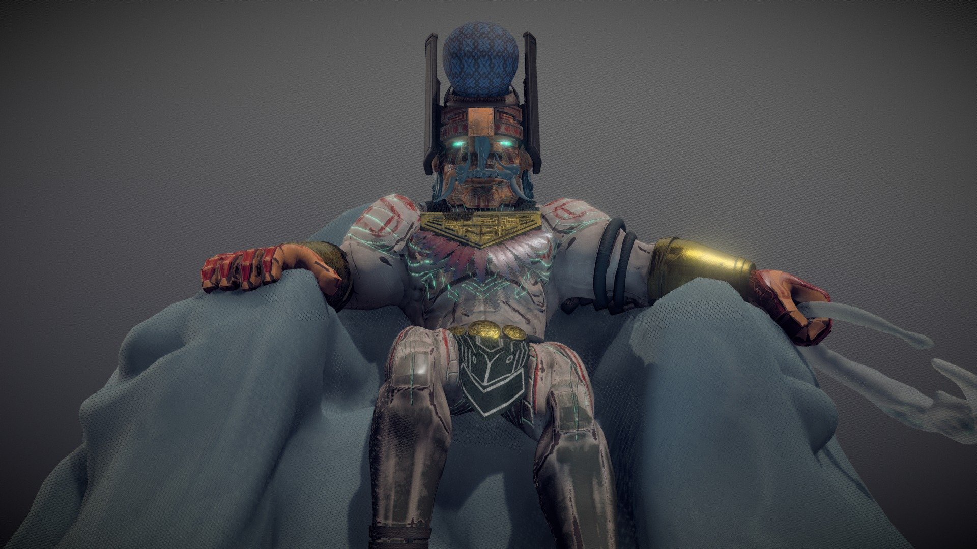 Chaak god of rain - 3D model by WoodpeckerXL [0dd3e2a] - Sketchfab