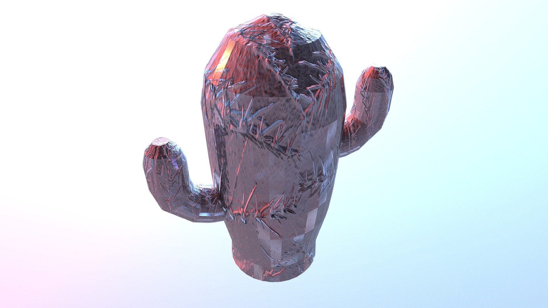 Cactus Enemy w Textures+ - 3D model by CWcomptech (@tking) [0dd5c39 ...