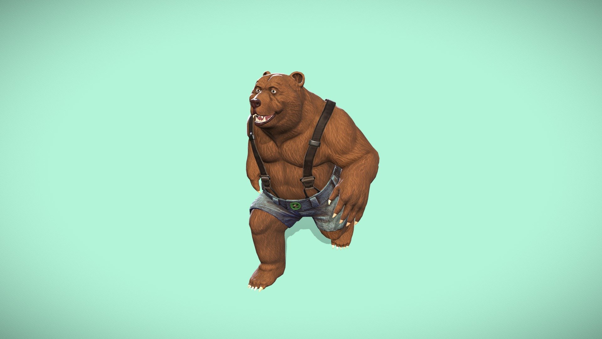 Bear - 3D model by TheJungleVIP [0dd61d5] - Sketchfab