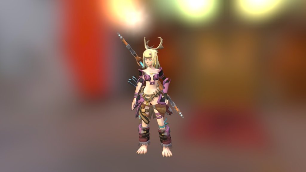 OCA_Archer_pose1 - 3D model by awpmp111 [0dda39d] - Sketchfab