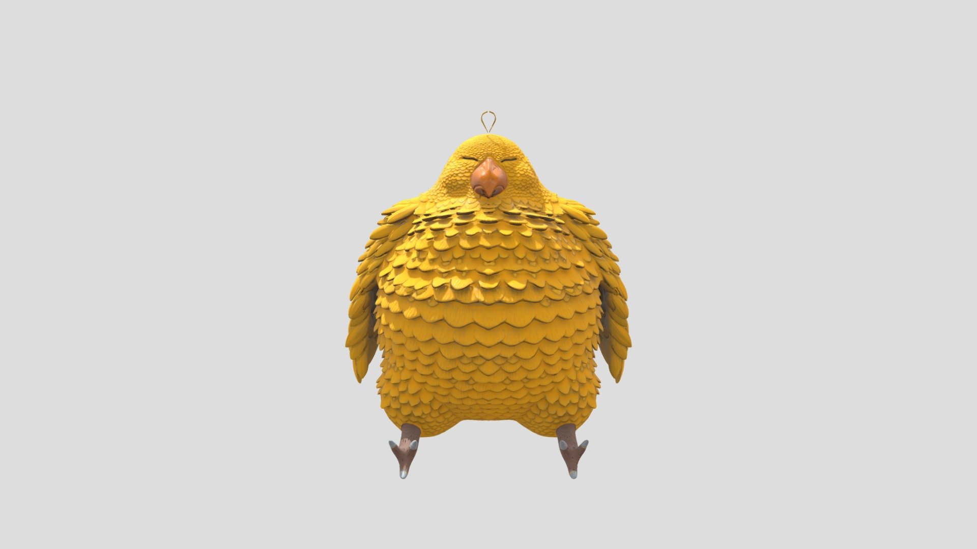 Fat Chocobo (Final fantasy 7 remake) - 3D model by SamuelGiguere ...