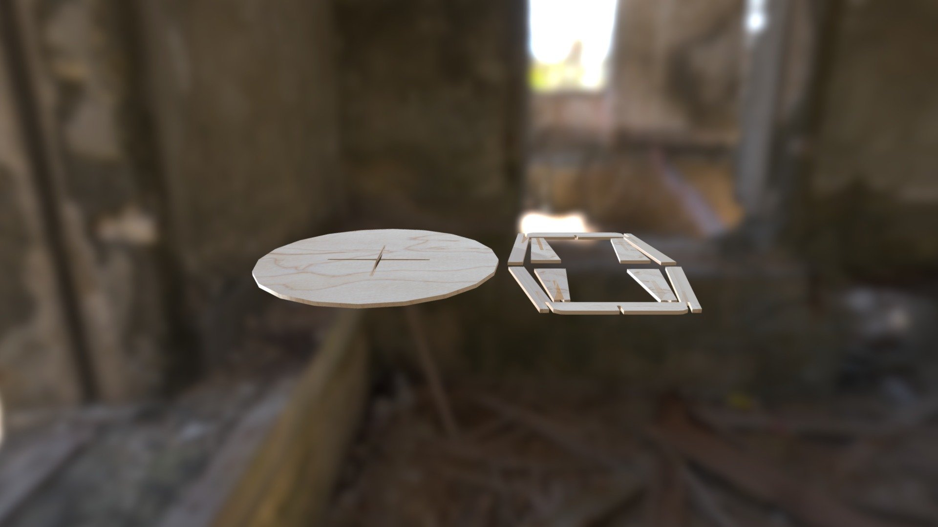 Flat Pack Table - 3D model by ulob91 [0de0384] - Sketchfab