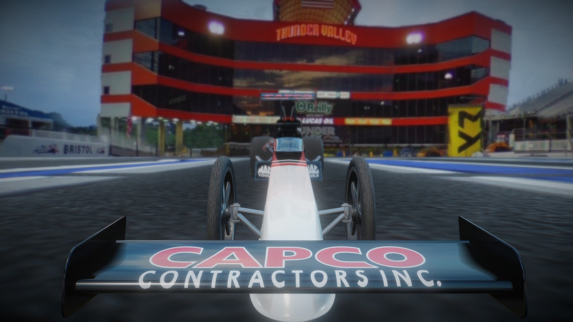 NHRA Torrence Racing Bristal Raceway 360 HDR - 3D model by castle3D ...