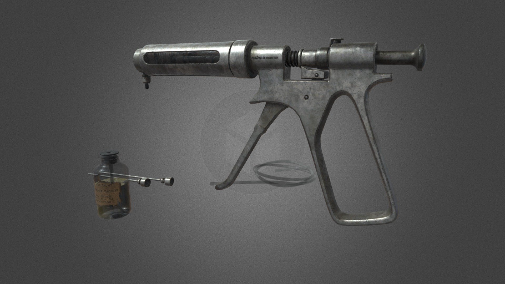 Syringe Gun - 3D model by Remi Pallemaerts (@remi_pallemaerts) [0de1fa0 ...