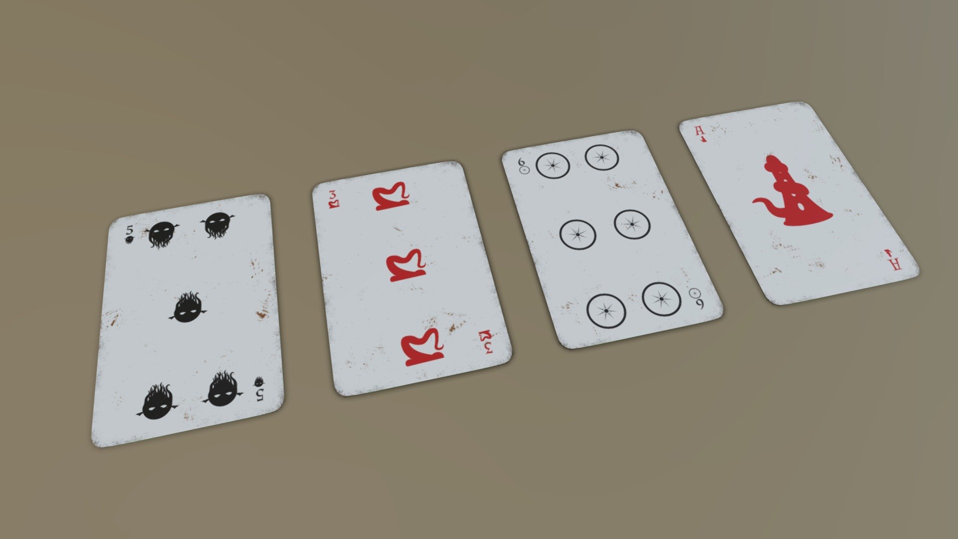 Cards - Download Free 3D model by Raquel López Barceló (@Lopez_Barcelo_Raquel) [0de219a] - Sketchfab