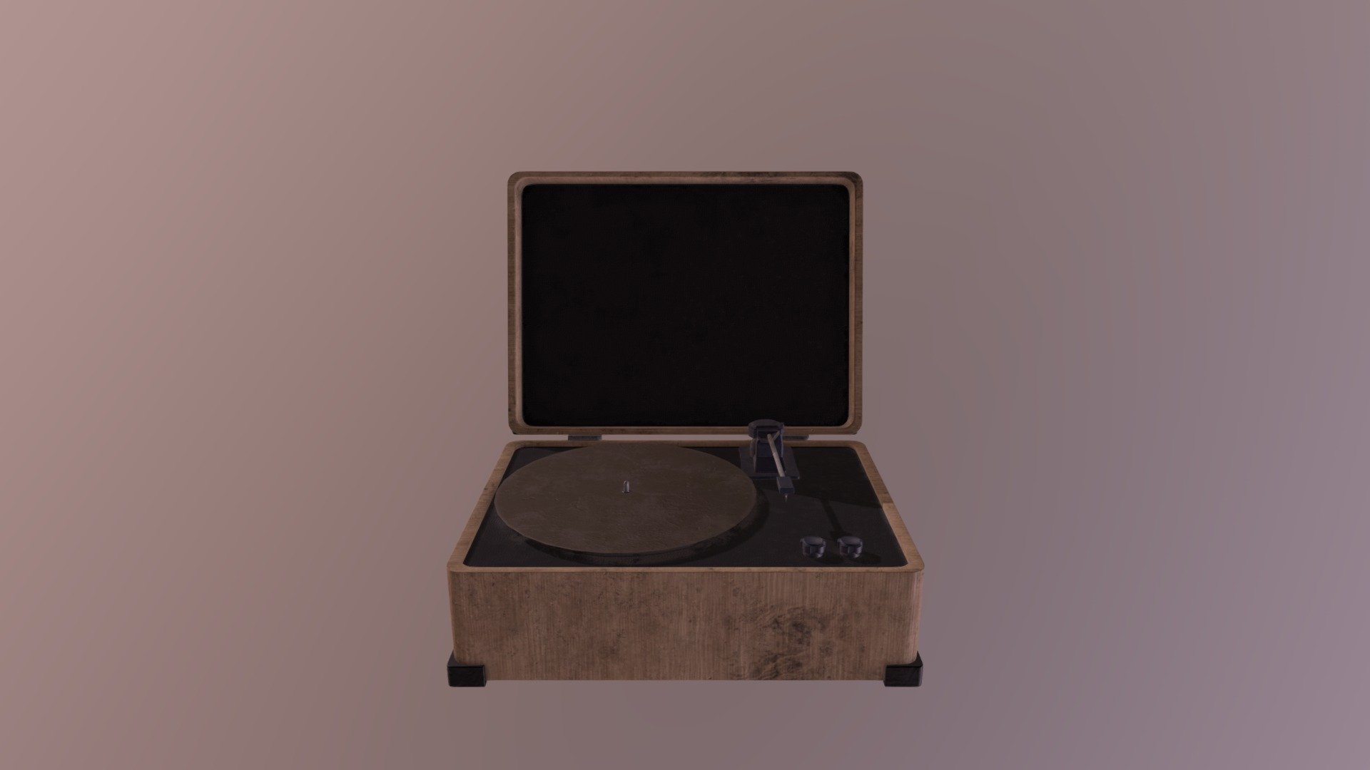 Record Player 445 - 3D model by SirViewtiful [0de289b] - Sketchfab