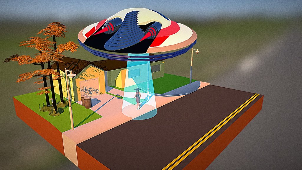 Abduction(WIP) - 3D model by maximef [0de3ba8] - Sketchfab