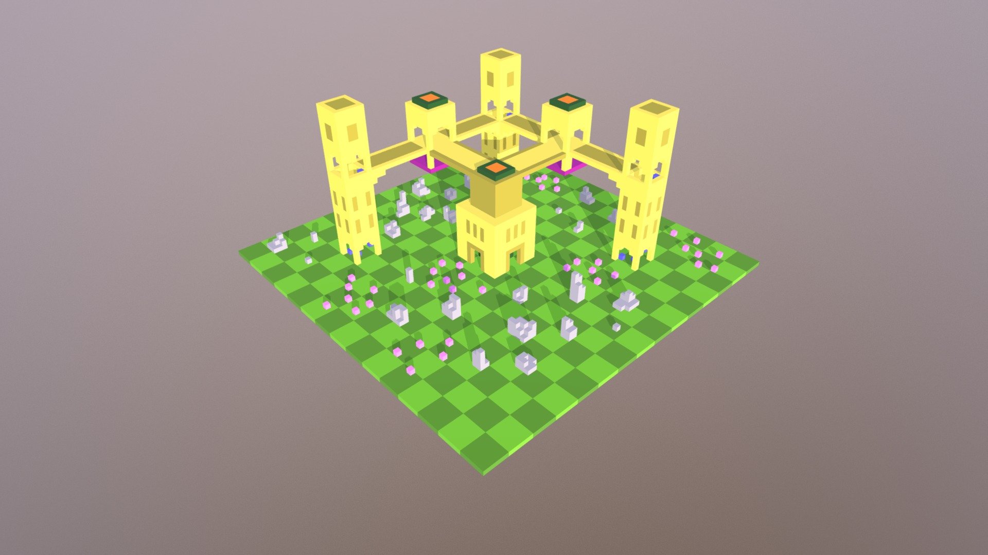 3Towers - Download Free 3D model by NathanZeFish (@PNathan) [0de3cbf ...