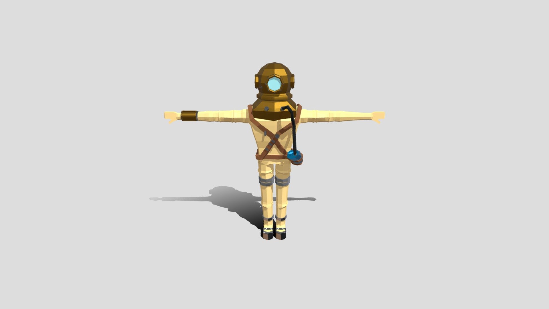 Diver - 3D model by kennyssc [0de44f4] - Sketchfab