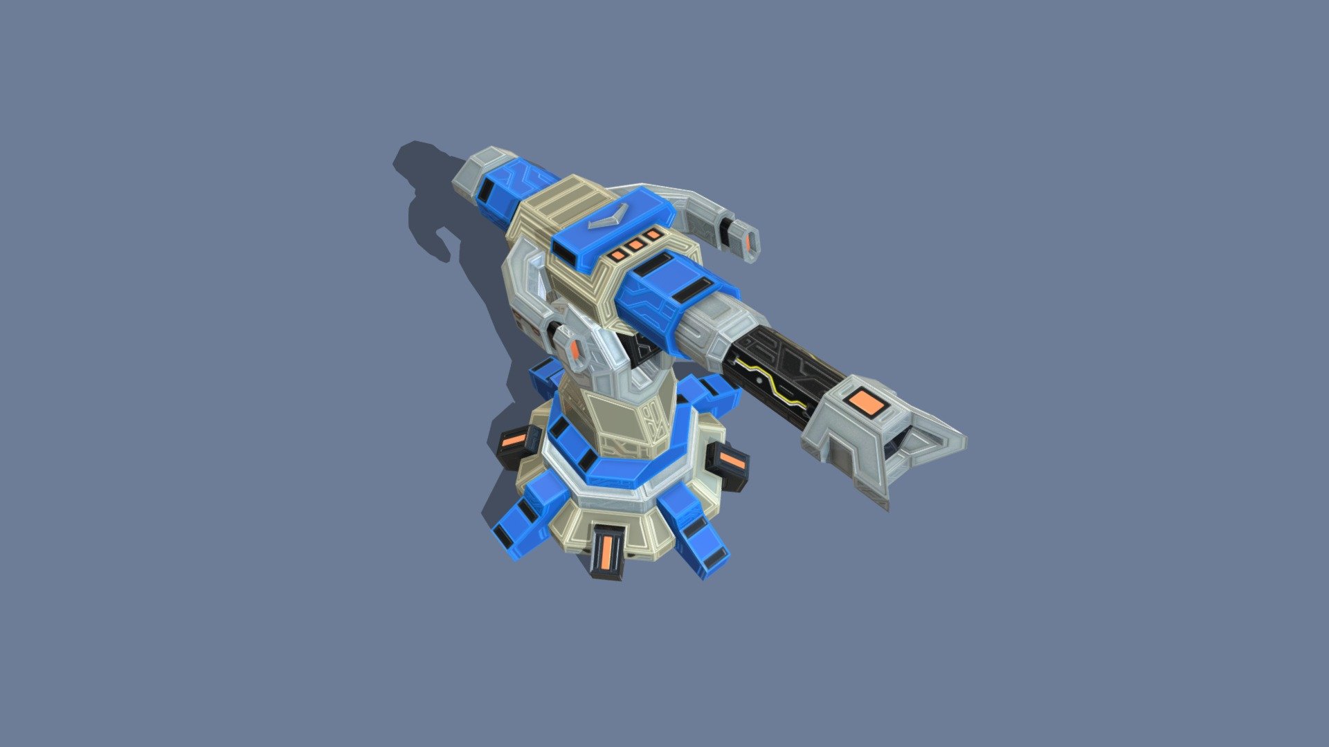 TAP: Bow Long Range Plasma Cannon - 3D model by Miguel Beckers ...