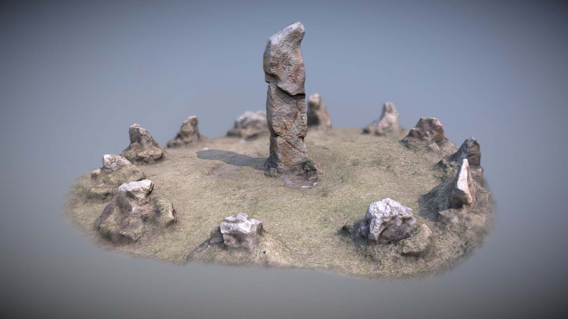 StoneCircle at Port de Pierrefite - Download Free 3D model by ...