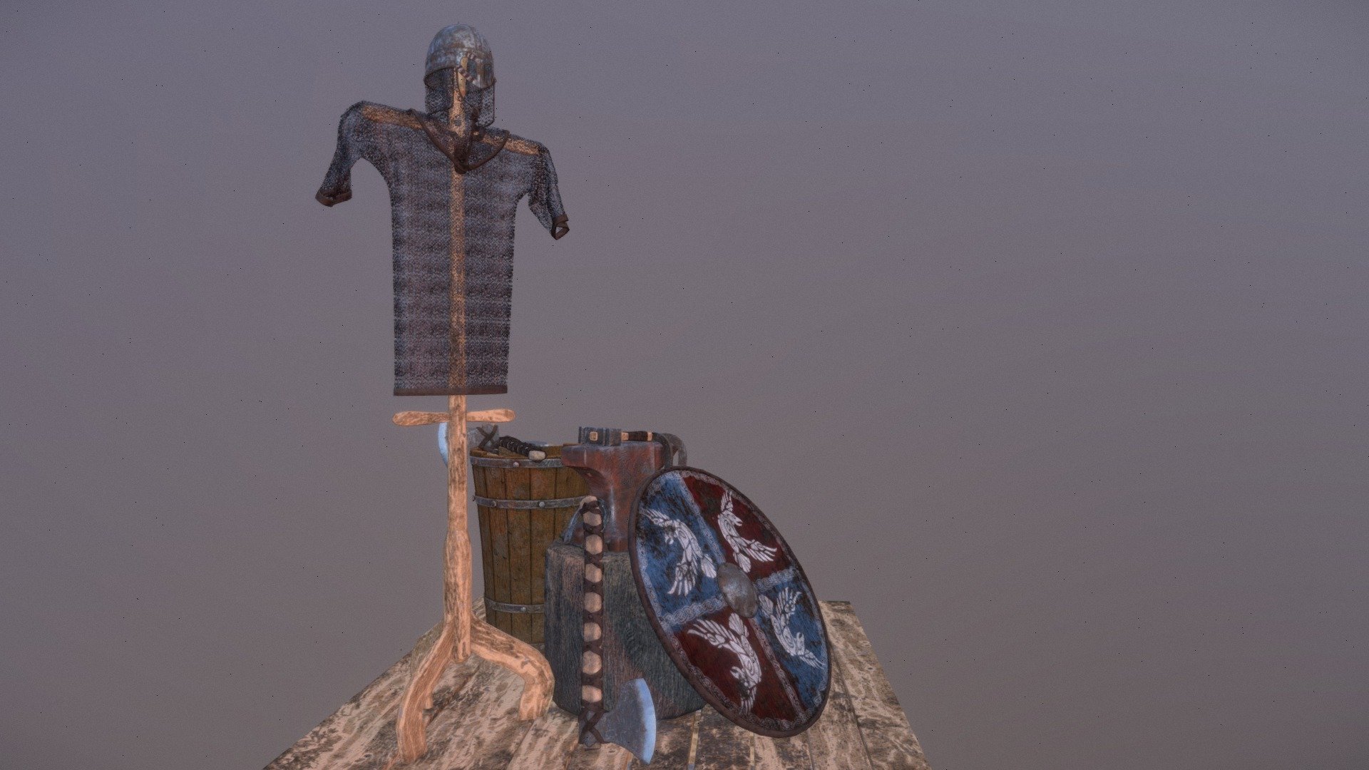 Viking display - Download Free 3D model by kjetil myhren (@kjetilmyhren ...