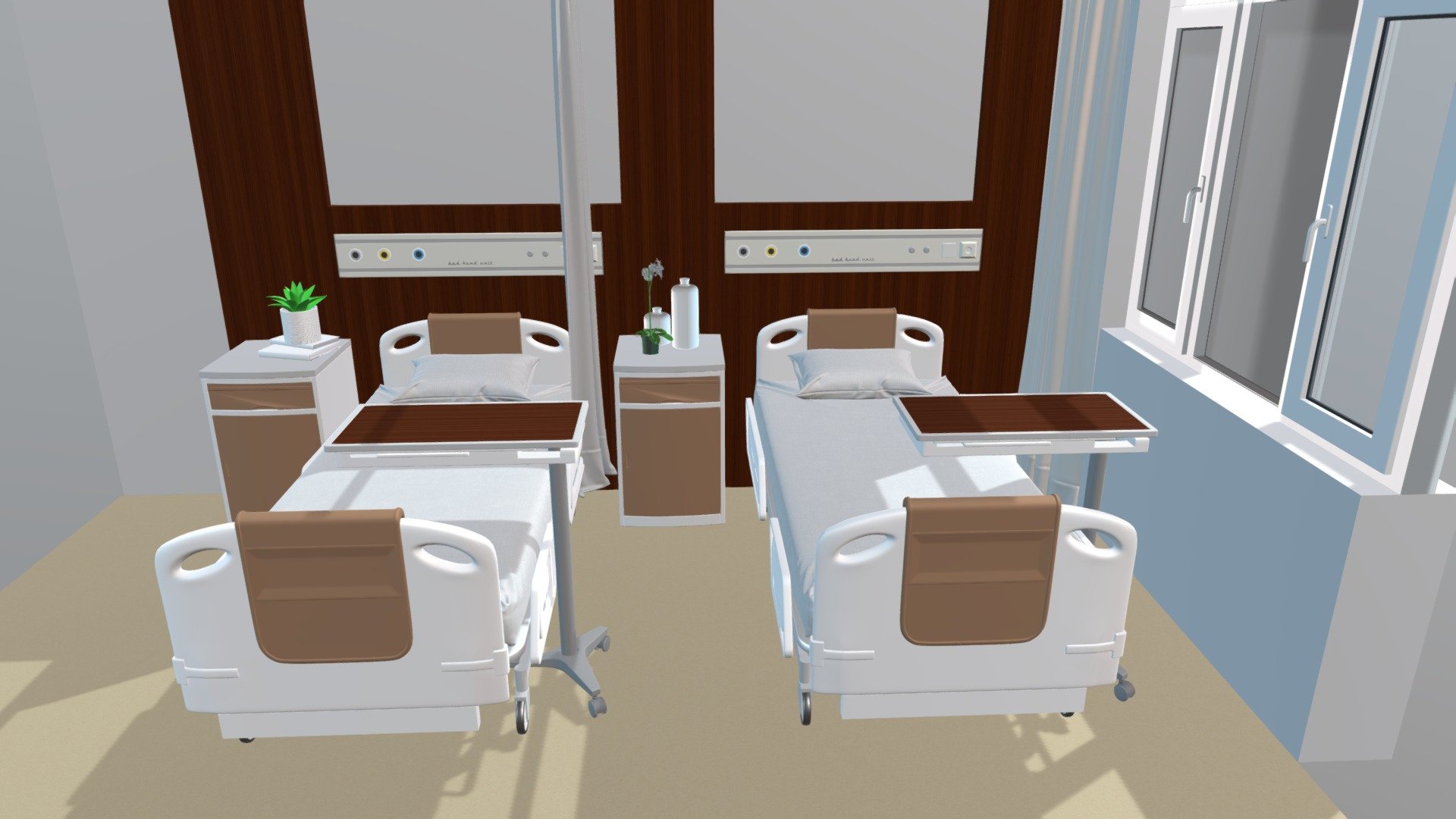 Hospital Ward - Download Free 3D model by Chenchanchong [0de8c11 ...