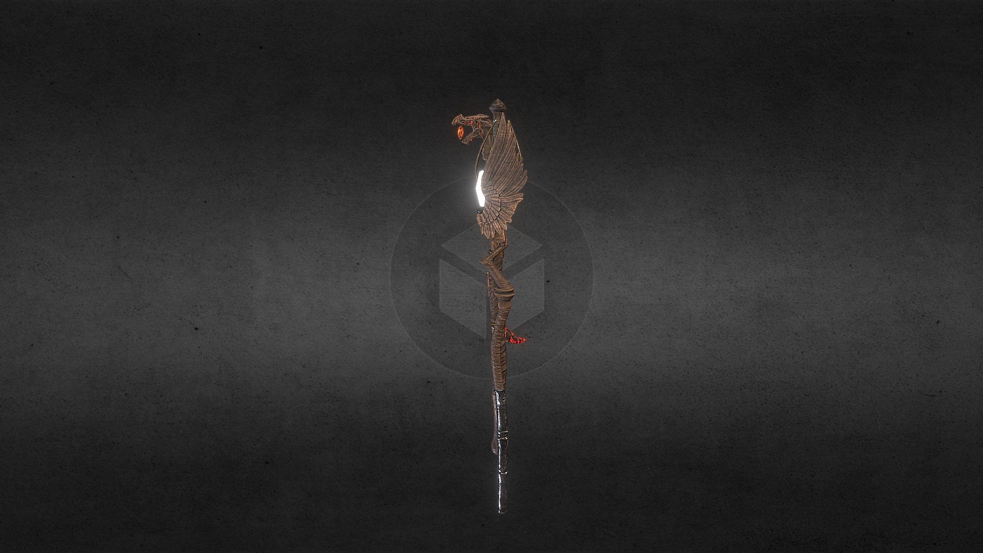 Archmage Staff - 3D model by ROG [0de9433] - Sketchfab