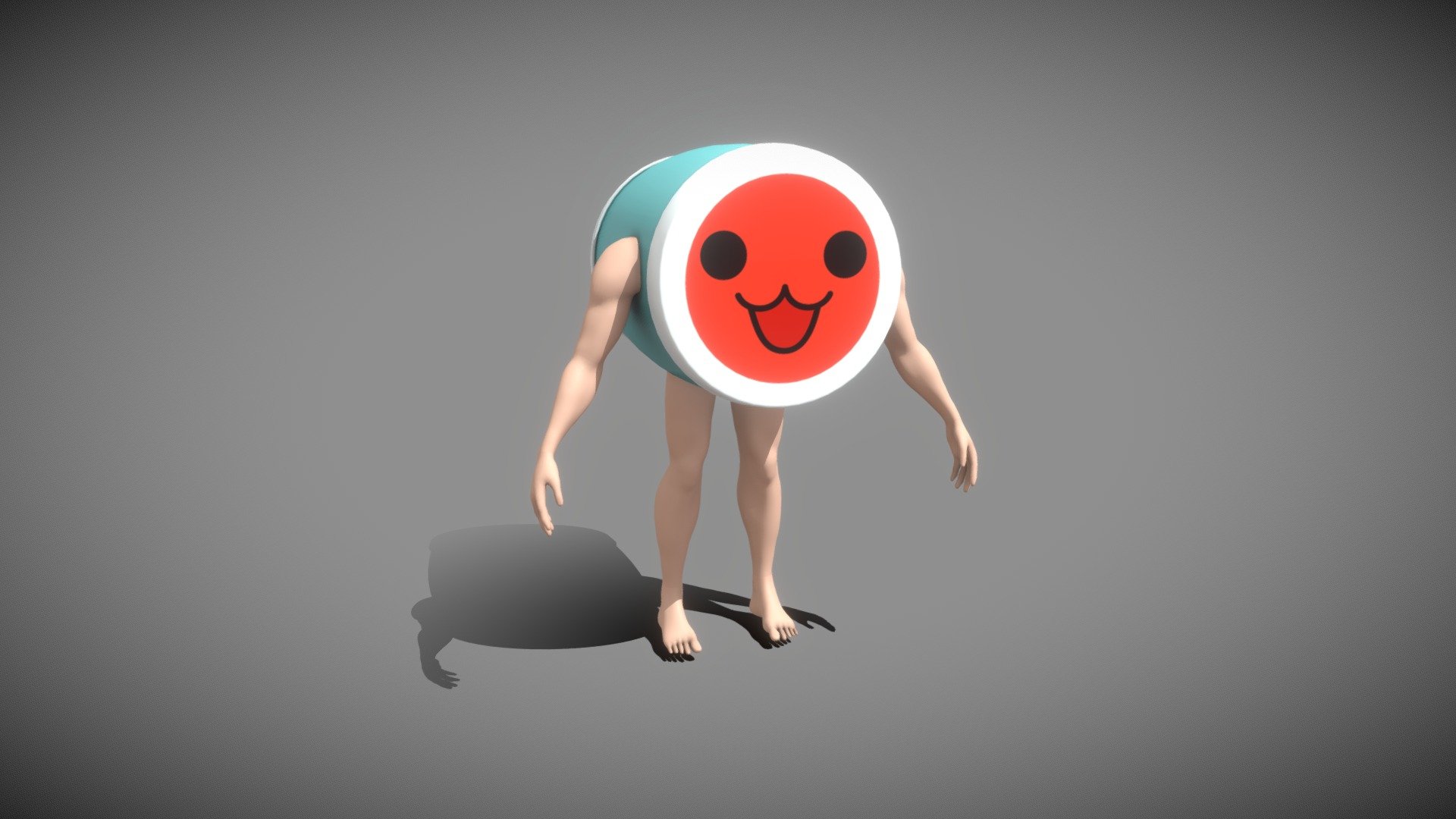 Taiko no Tatsujin dong-chan - Download Free 3D model by CN08 [0de9e66 ...