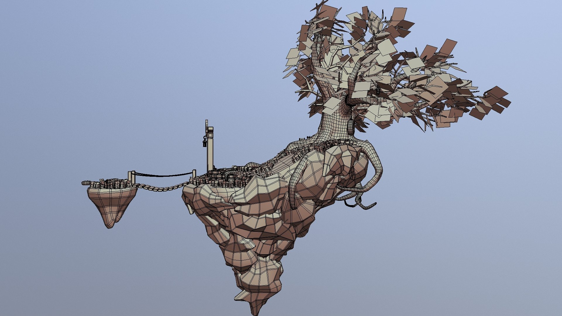 Over the Crowds - Yggdrasil - 3D model by Katharina (@katrick) [0dec97d ...
