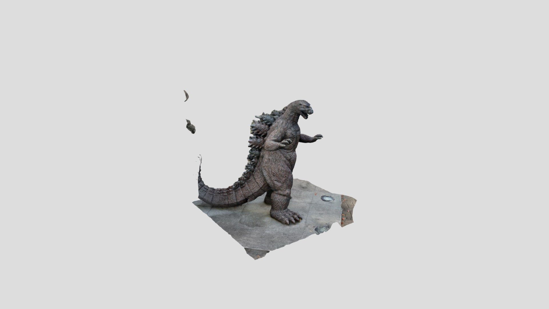 Godzilla - Download Free 3D model by makotofalcon [0decd81] - Sketchfab