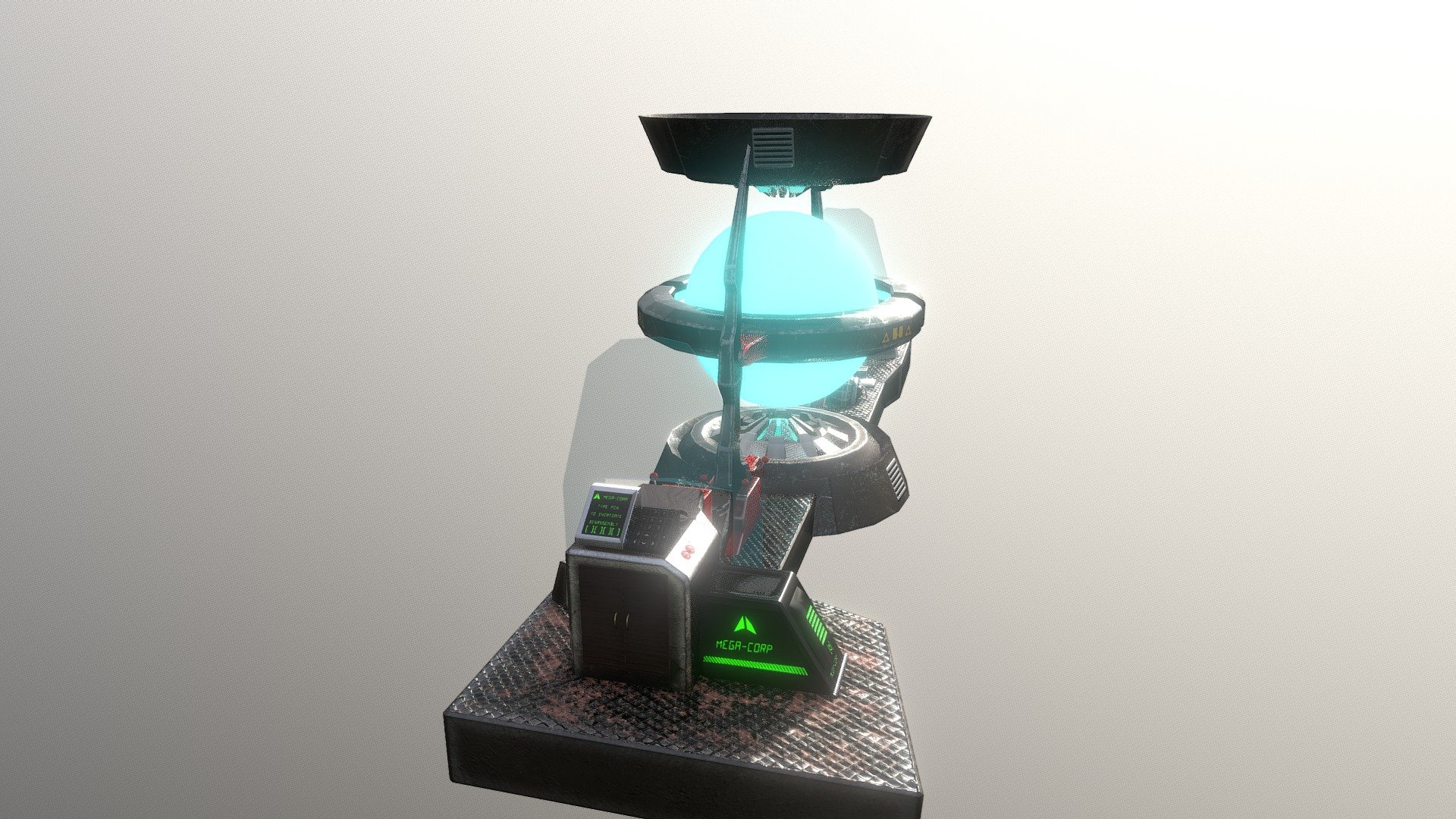 Sci-Fi Power Core Reactor - 3D model by Ashe (@Ashe52) [0df2054 ...