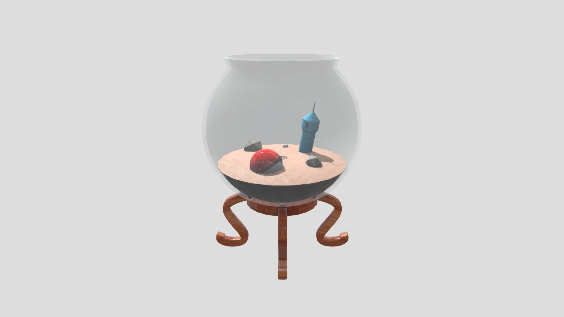 Fish Bowl for Magikarp - 3D model by Justin Pederson (@JustinPederson ...