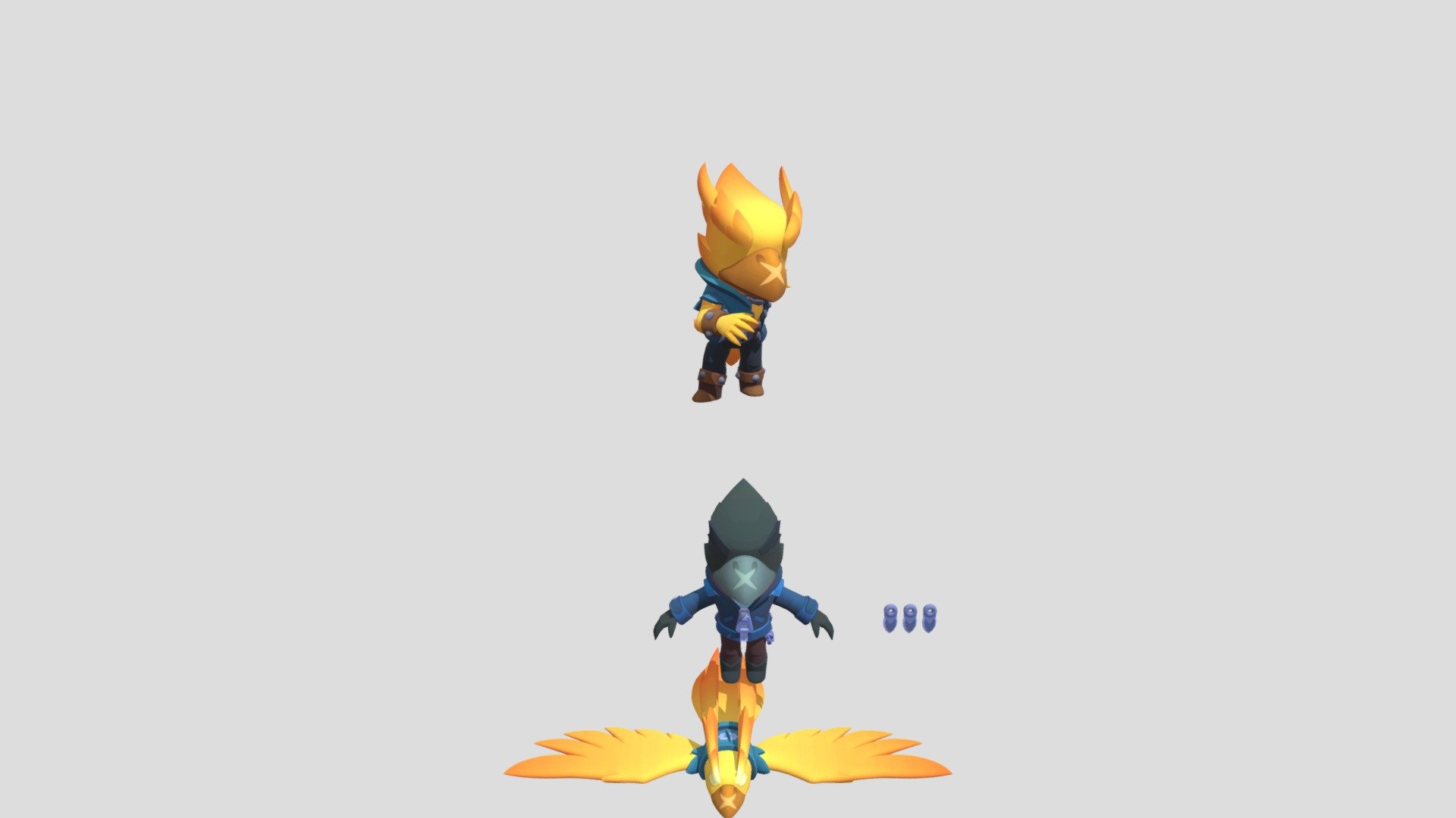 Crow Phoenix Anims For Renders - Download Free 3D model by xxcoobloyxx ...