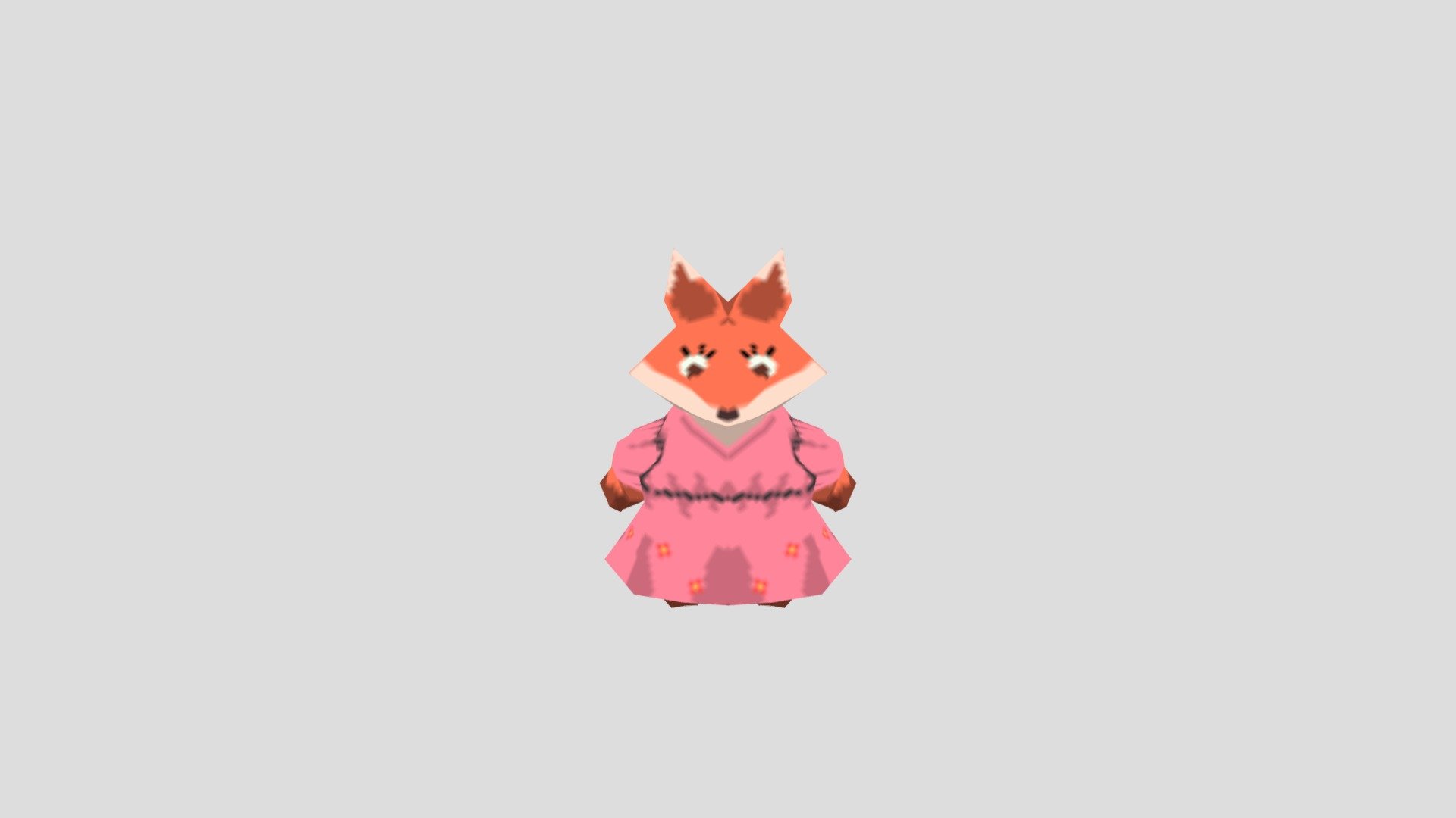 3D pixel fox - Download Free 3D model by hoa.minh.pham88 [0df3e82 ...