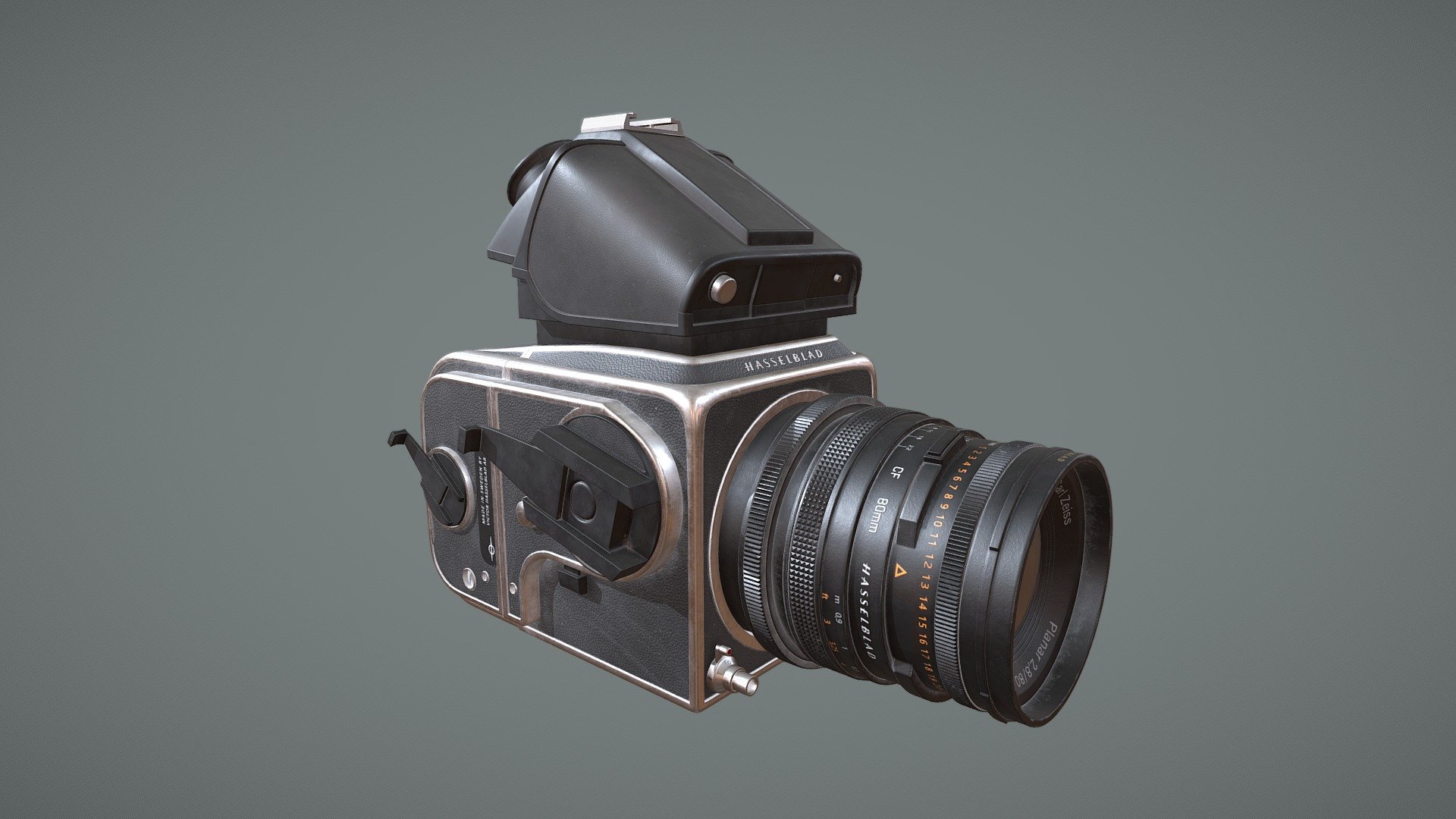 Hasselblad 500C/M (highpoly) - Download Free 3D model by DavidKlein ...