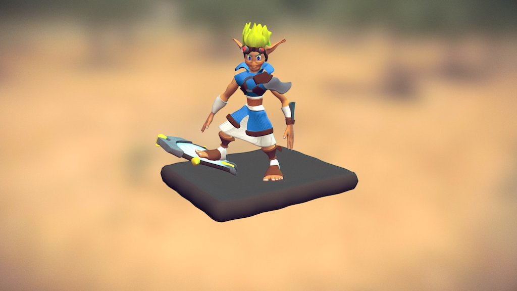 Jak, by Óscar Martínez - 3D model by OscarM25 (@oscar.martinez.2016 ...