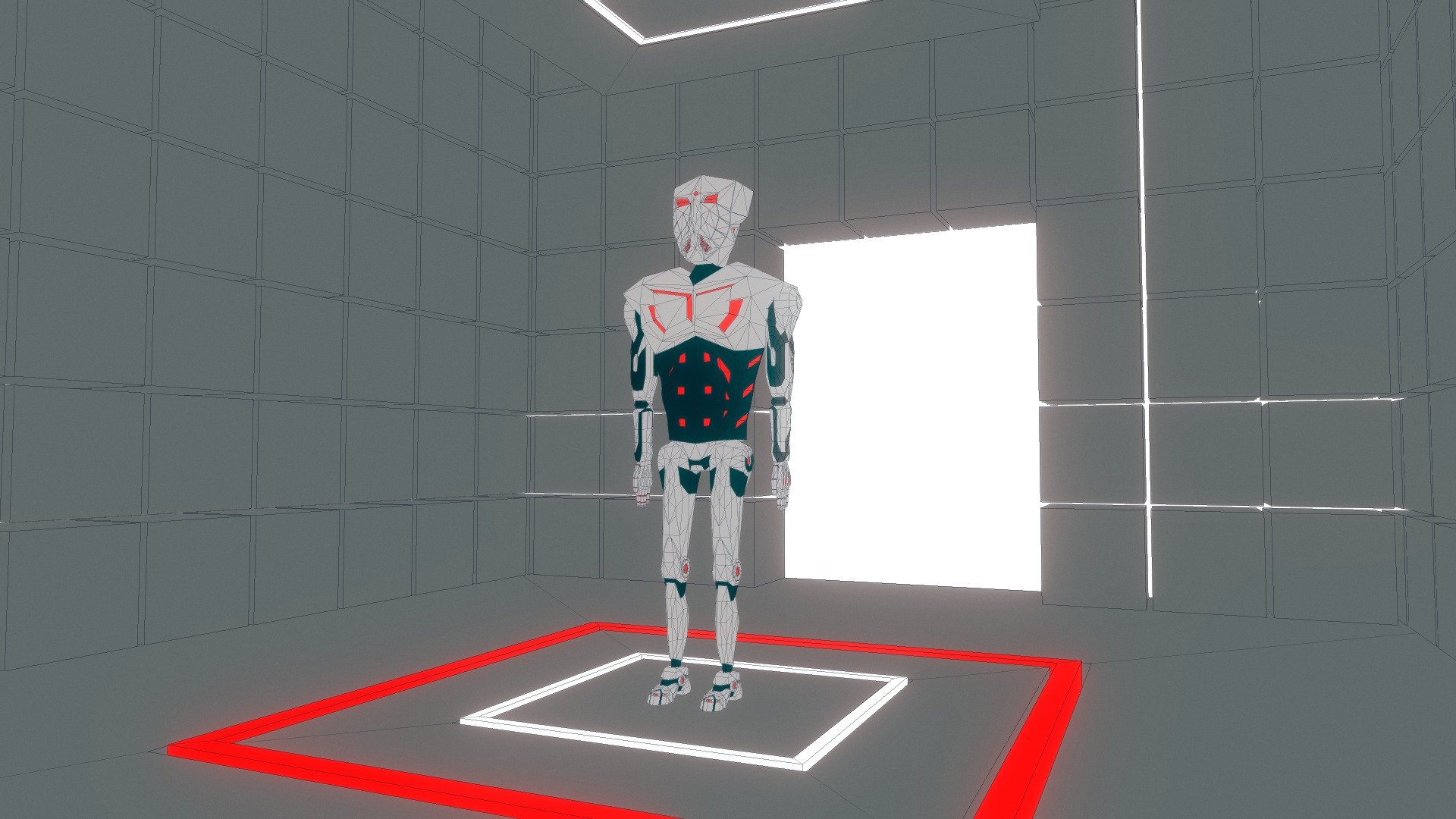 [BTE] Robot Render Scene - 3D model by HLEBNY [0df72a3] - Sketchfab