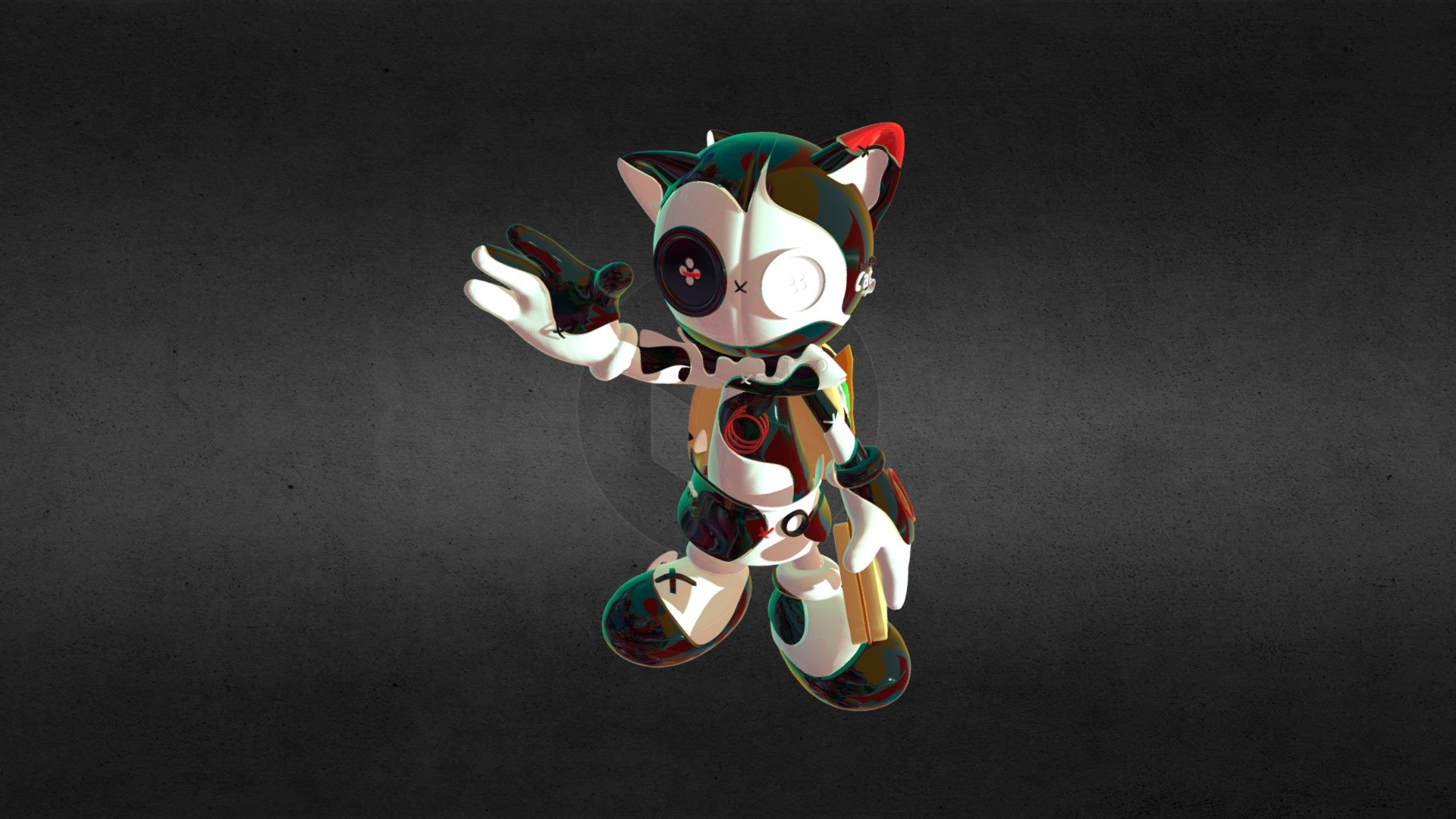 HOMI: Breadcat - 3D model by Broken Crayons 🖍 Experience (@BROKENCRAYON) [0df7ba5] - Sketchfab