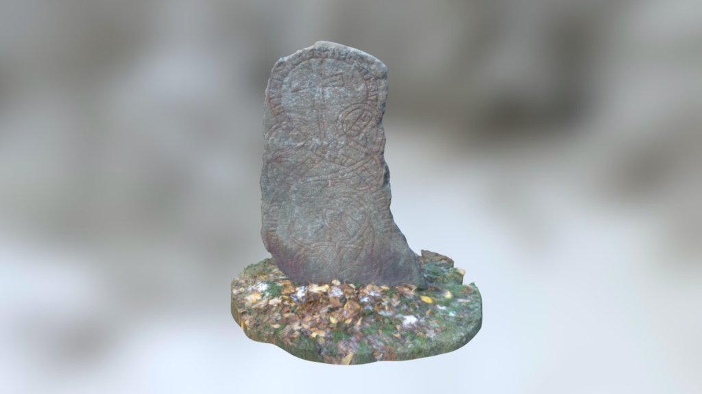 Runestone "U 489" - 3D model by linfredriksson [0df9005] - Sketchfab
