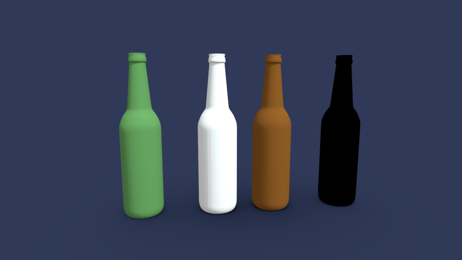 Beer Bottles - 3D model by Maggatron (@MaggaModels) [0df9be7] - Sketchfab