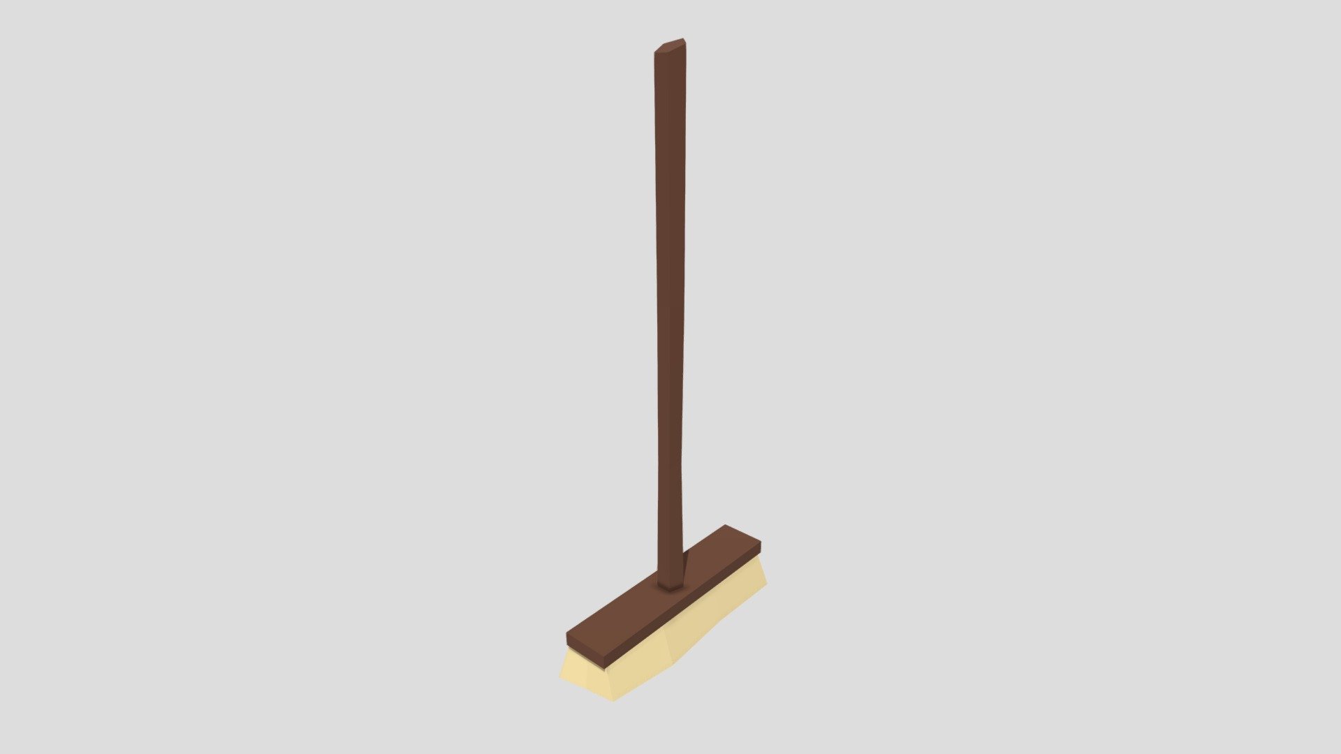 Broom - Low Poly - Download Free 3D model by Wersaus33 [0dfb0af ...