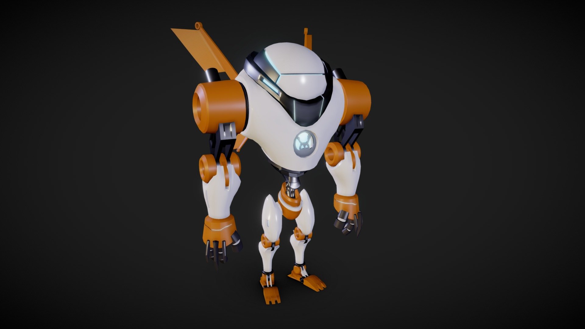 Alien Robot - Futuristic Sci-Fi 3D Model - 3D model by skarian675 ...