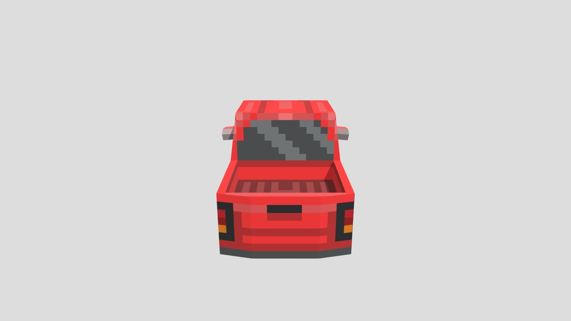 Goofy Red Truck - 3D model by levisintheair [0dfd628] - Sketchfab