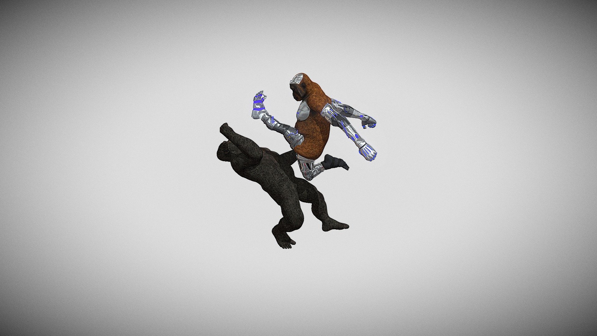 22Block Cyborg ape_wars - Download Free 3D model by 22block [0dfe9e9 ...