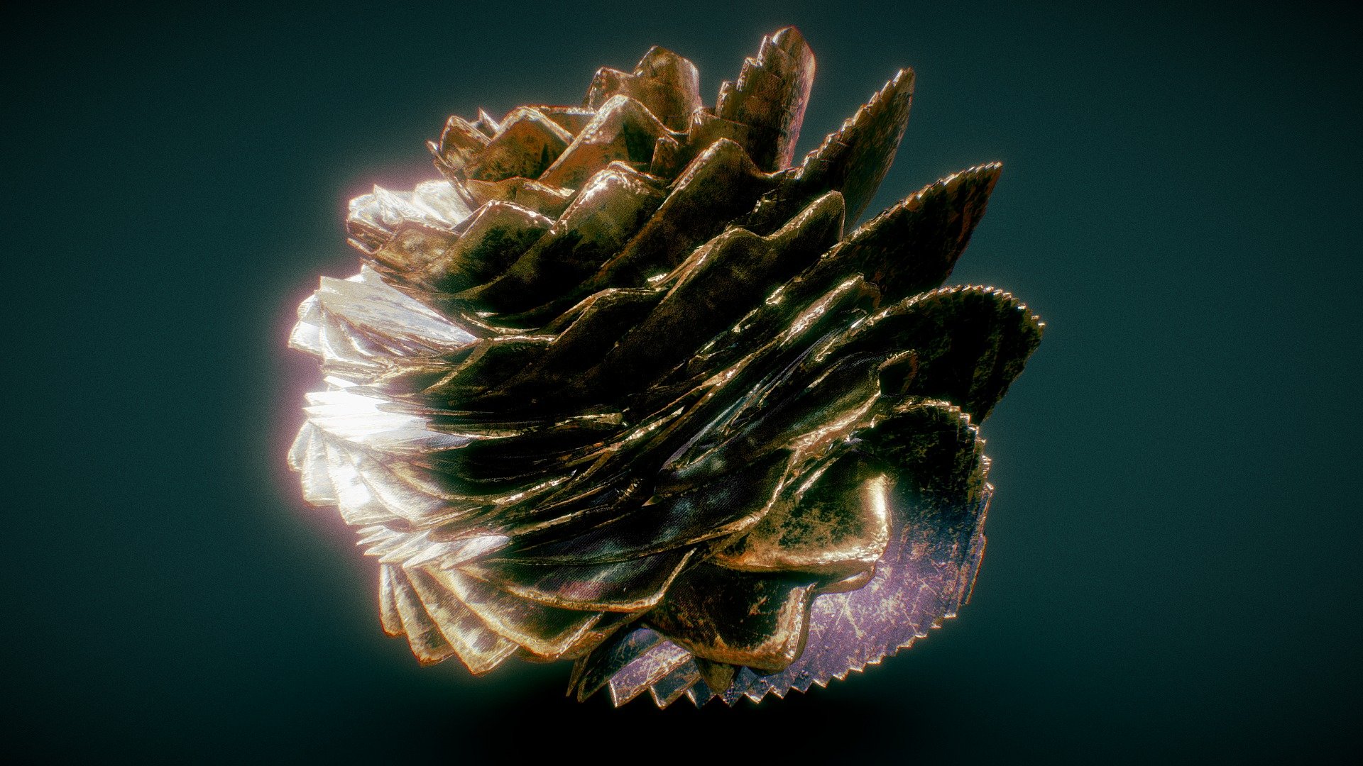 Digital Flower 6 - Buy Royalty Free 3D model by Polygonal Miniatures ...